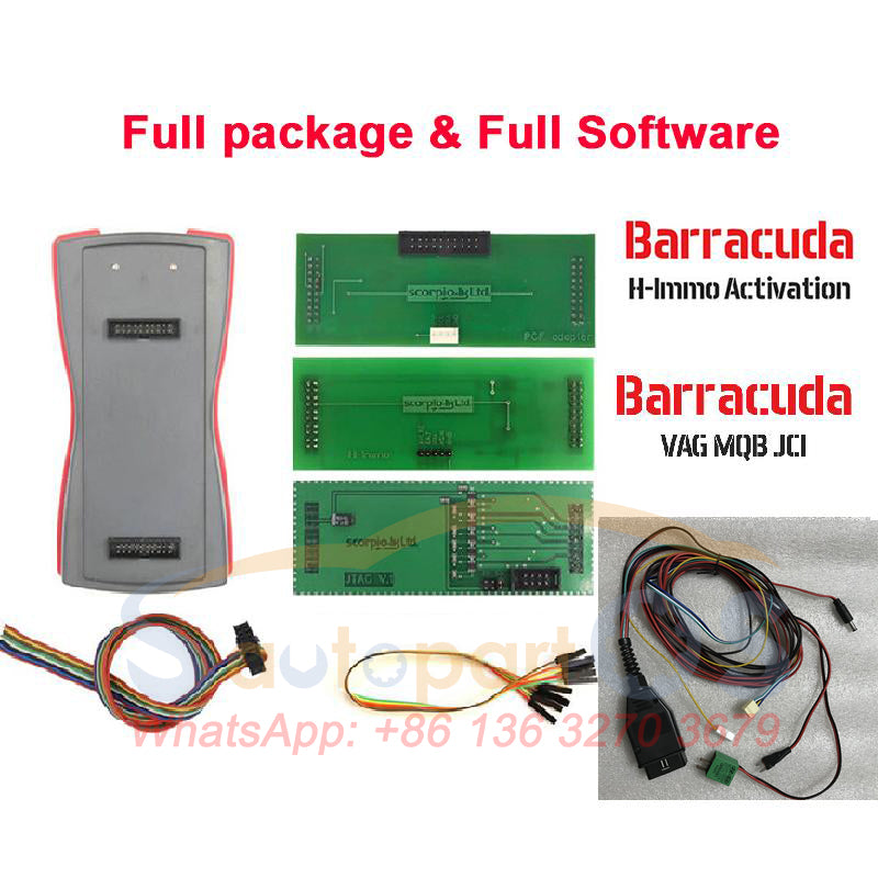 Scorpio Barracuda Key Programmer & Renew Device FULL PACKAGE All Adapt – autopartsos