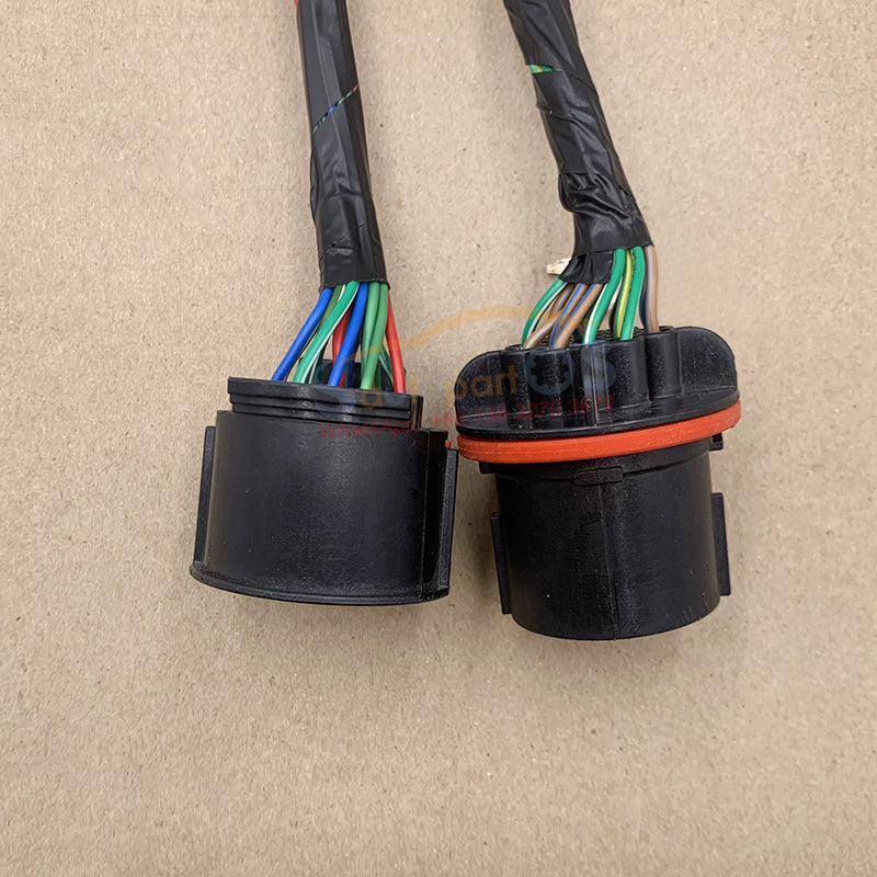 1 Pair 16 Pin Headlight Plug Pig Tail Connector for Jaguar Land Rover ...
