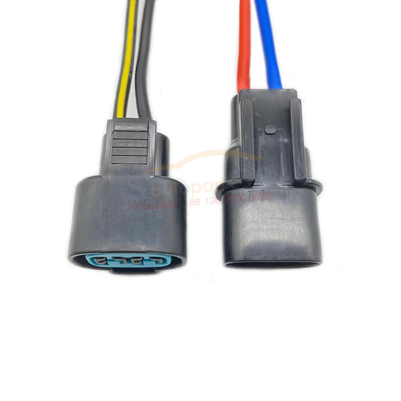 1 Pair Water Tank Fan Cooling Fan Plug Connector for Mitsubishi Outlan ...