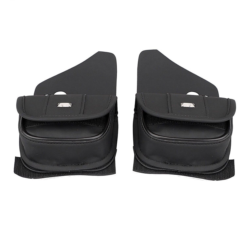 Black Dual Pouches Windshield Bags for Harley Touring Street Glide Spe ...