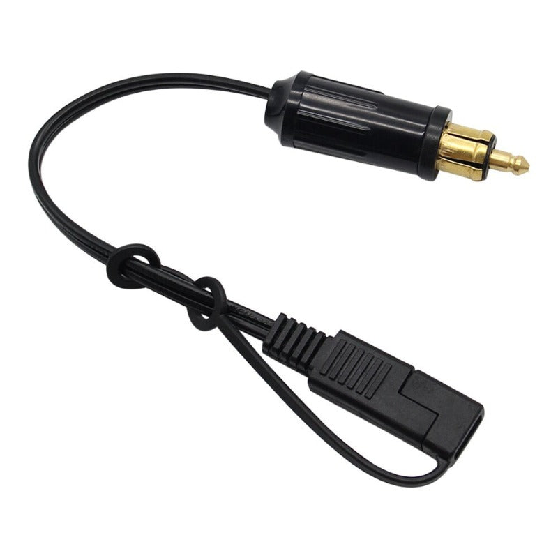 DIN Hella Powerlet Plug To SAE Adapter Connector Cable for BMW Motorcy ...