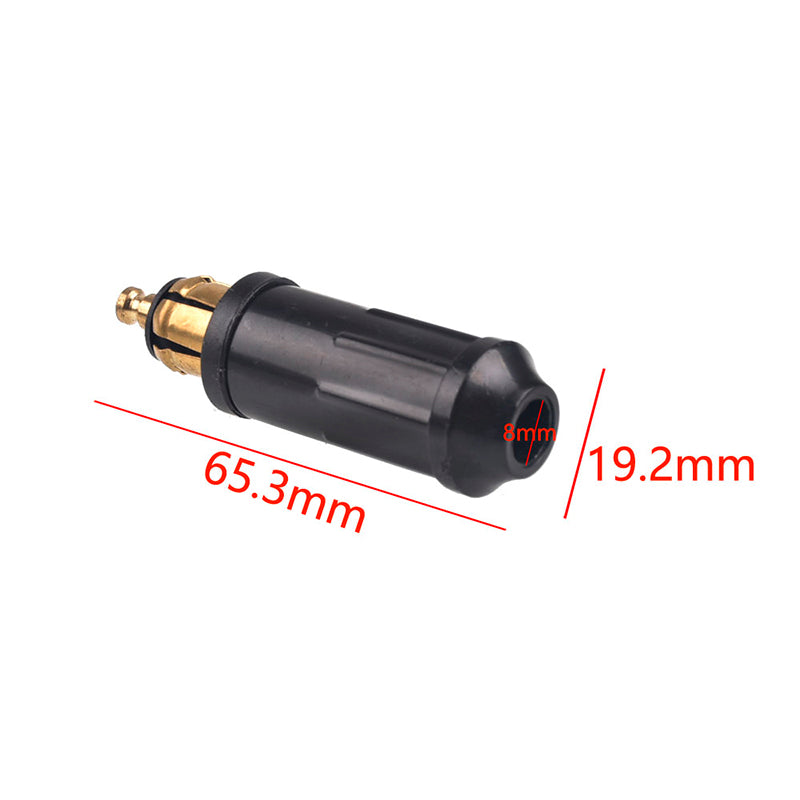 DIY DIN Hella Male Plug Powerlet Plug European Type 12v Cigarette Ligh ...
