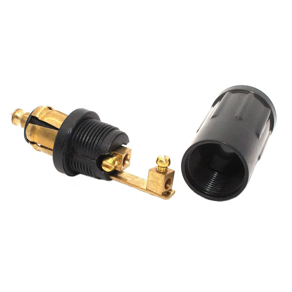 DIY DIN Hella Male Plug Powerlet Plug European Type 12v Cigarette Ligh ...