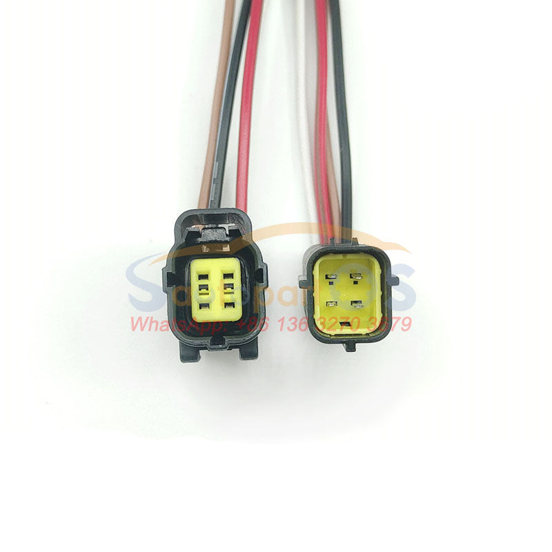 1 Pair O2 Oxygen Sensor Wiring Harness Pigtail 4 way Connector for Nis ...