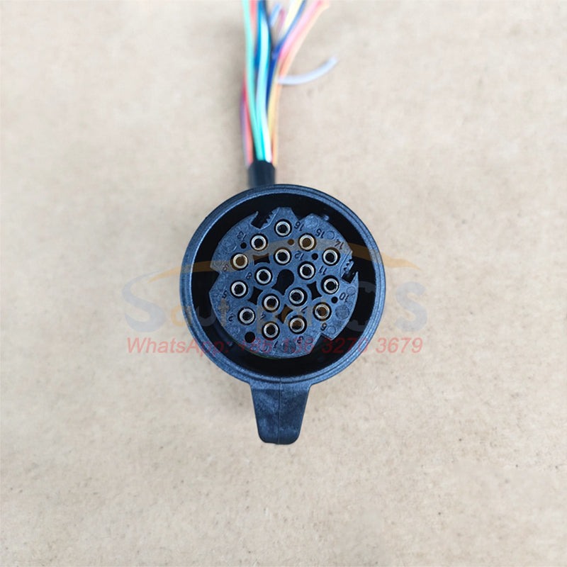 16 Pin/Way 02E Transmission Gearbox Body Controller Connector Pigtail ...