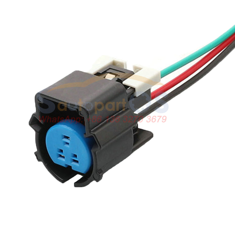 3-way 3-pin Oil Pressure Sensor Connector pigtail for Chevrolet Silver ...