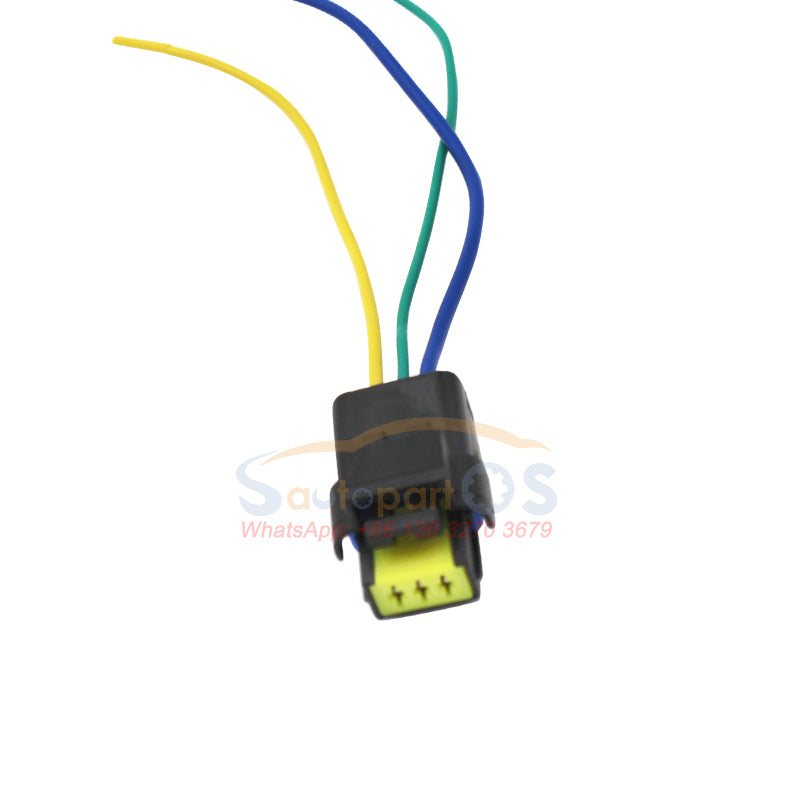 3 way Fuel Rail Pressure Sensor Connector for Ford Citroen Peugeot Ber ...