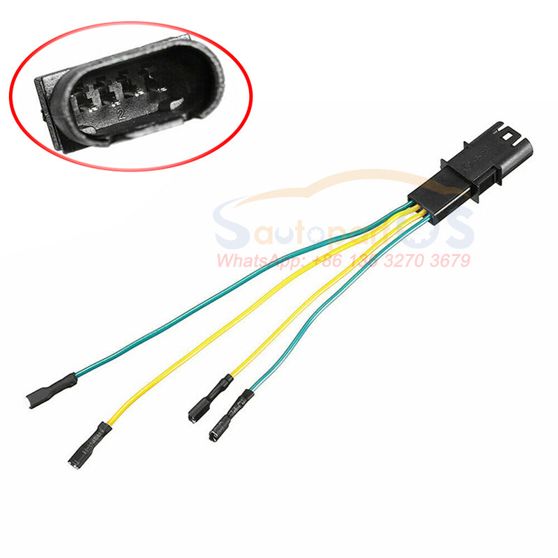 4 Pin Side Mirror Heating Function Connector Cable Wire for BMW E90 F1 ...