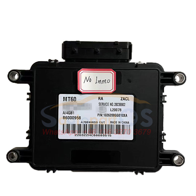 New Delphi MT60 ECU 1026200GG010XA B6000958 28236902 for JAC Engine Co ...