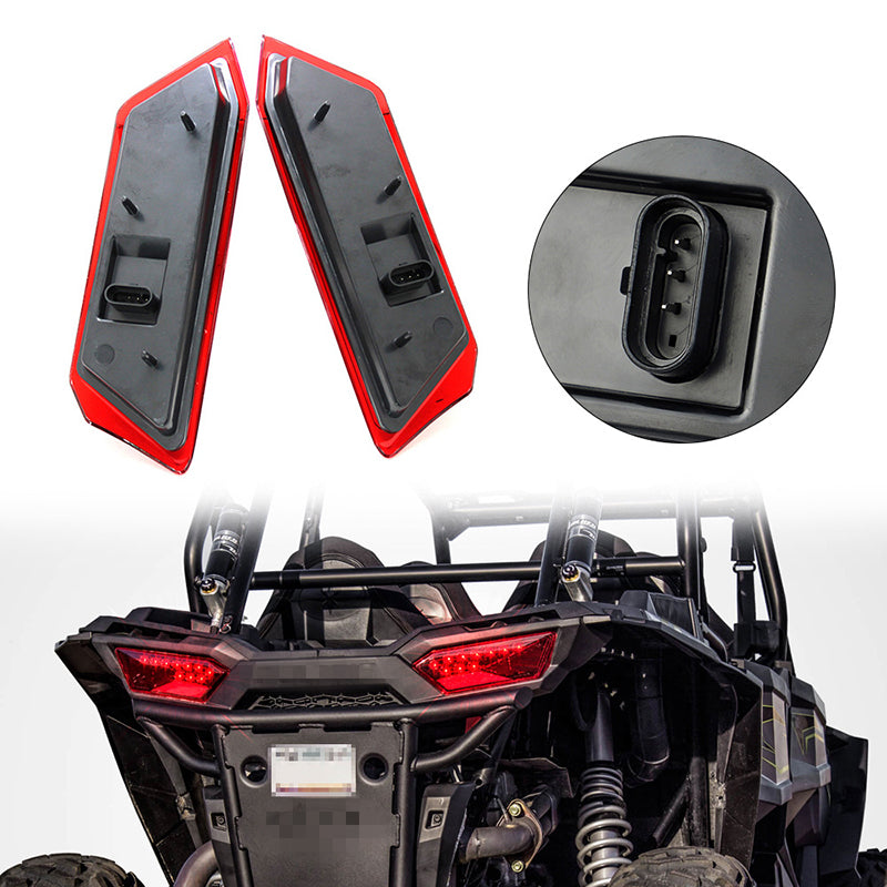 Red Tail Lights 2412341 for Polaris RZR Turbo 1000 XP 900 2014-2019 ...